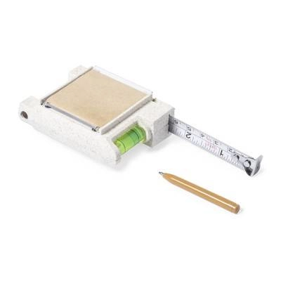 Miara 3m ze słomy pszenicznej, poziomica, notatnik, długopis 177287 z ...