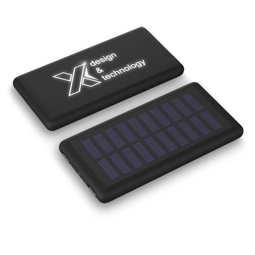 Solarny podświetlany powerbank SCX.design P30 216034 z nadrukiem ...